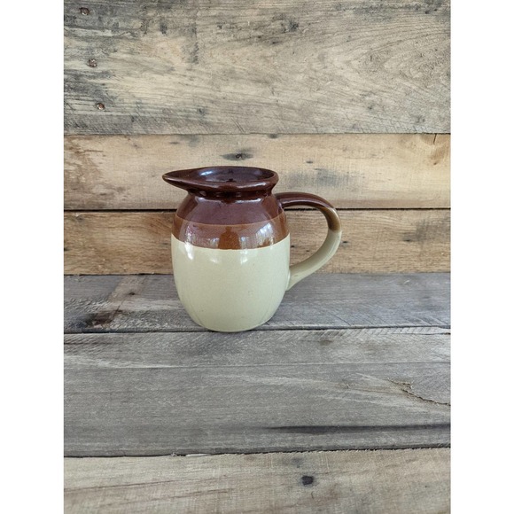 Vintage | Dining | Vintage Brown Stoneware Handled Jug Pitcher Water ...